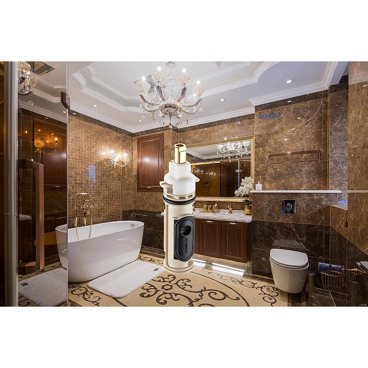 QLXAQLX 1222 Replacement Cartridge Compatible with moen 1222 Shower Valve Cartridge, 1222 Replacement Cartridge Compatible with moen Posi-Temp Faucets And Tub Shower