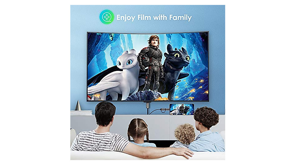Renkchip 2-in-1 USB-C/Micro USB to HDMI Cable — 1080P HD Mirroring ...