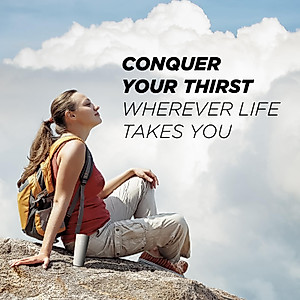 IRON °FLASK Classic Tumbler 2.0-2 Lids (Straw/Flip), Vacuum Insulated Stainless Steel Water Bottle, Double Walled, Drinking cup, Thermo Travel Mug - Cashmere Cream, 24 Oz