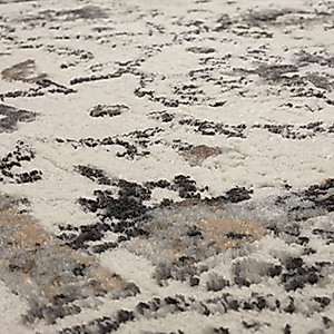 Mohawk Home Shea Traditional Floral Ornamental Gray 3' 11" x 6' Area Rug Perfect for Living Room, Dining Room, Office