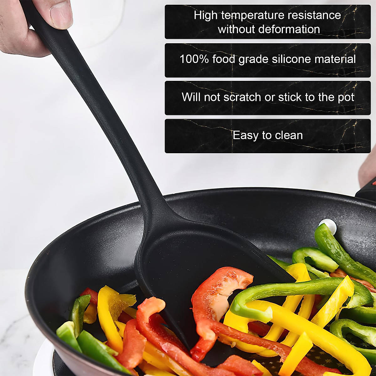 Kitchen Utensils Set, 18PCS Silicone Cooking Utensils Set, Kitchen Gadgets Tools Set for Nonstick Cookware Dishwasher Safe Heat Resistant Apartment Home & Kitchen Must Haves