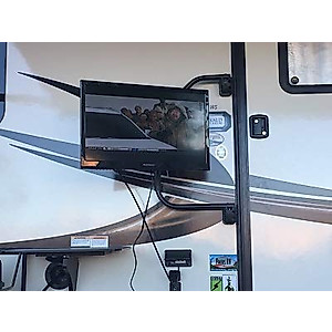 MS1638BLK Outdoor Quick Disconnect Wall Plate TV Mounts, Easy On/Off (Replaces MS1066BLK)