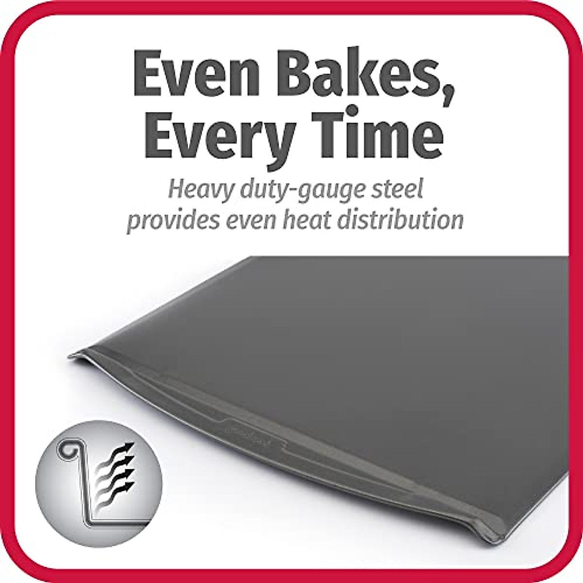 Good Cook 15 Inch x 14 Inch Cookie Sheet, gray (04023)