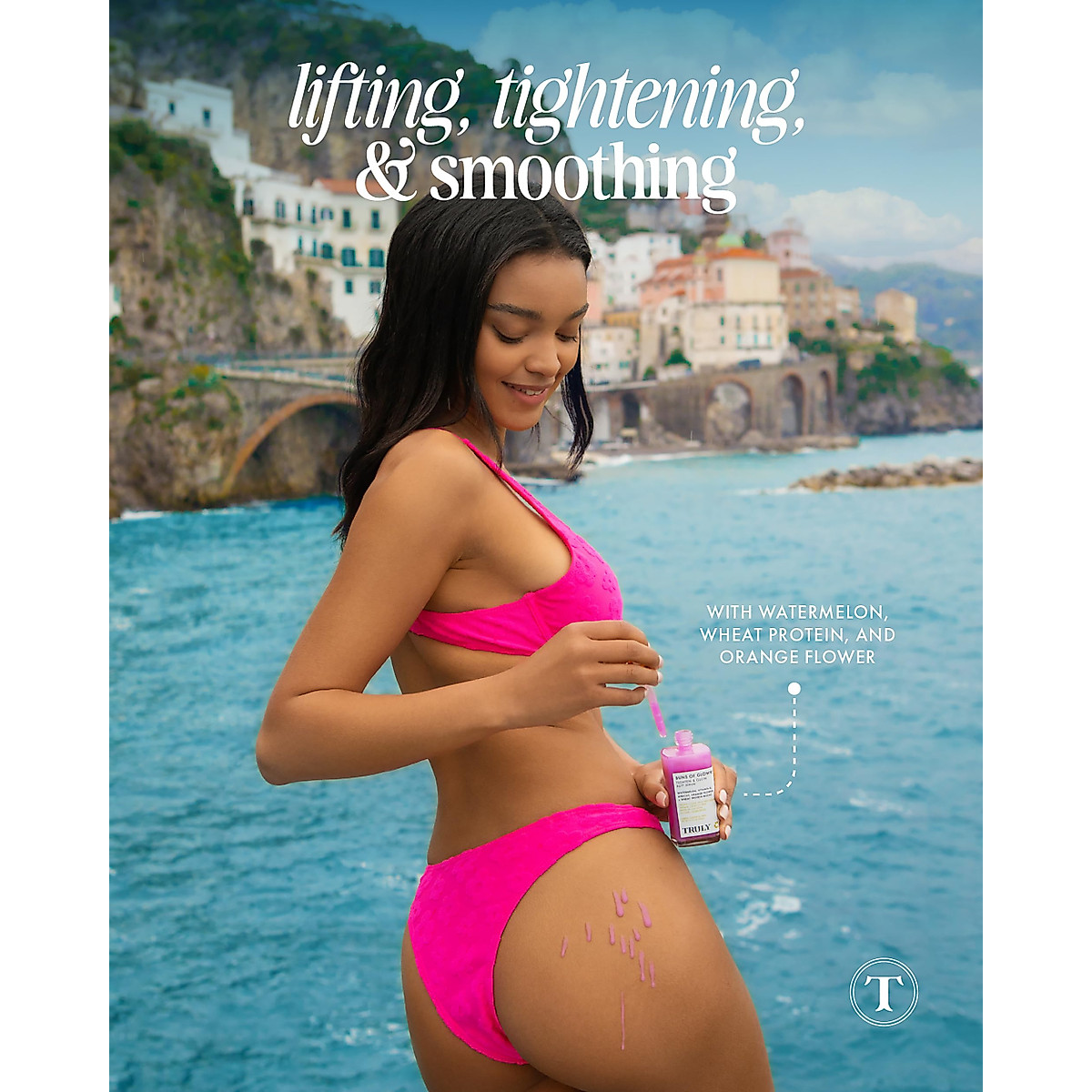 Truly Beauty For Your Buns - Butt Acne Clearing Treatment - Butt Scrub for Women Exfoliation Polish and Exfoliating Body Scrub - Comes with Buns of Glowry Body Polish and Skin Tightening Cream Serum