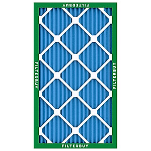 Filterbuy 14x25x4 Air Filter MERV 13 Optimal Defense (1-Pack), Pleated HVAC AC Furnace Air Filters Replacement (Actual Size: 13.88 x 24.88 x 3.63 Inches)