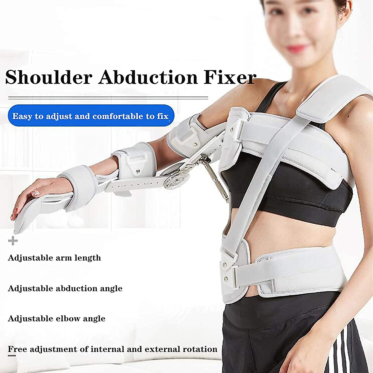 WILLQ Medical Arm Sling Shoulder Immobilizer Lightweight Breathable for Rotator Cuff Surgery Broken Arm for Shoulder Injury Surgery Dislocated Adjustable Arm Shoulder Rotator Cuff Support