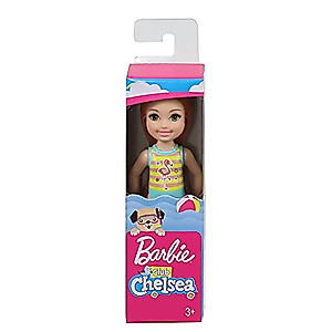 Barbie Club Chelsea Beach Doll, Flamingo Bathing Suit