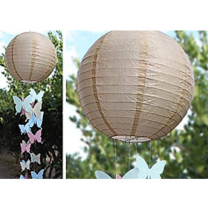 Paper Lanterns, Burlap (TCR77228)
