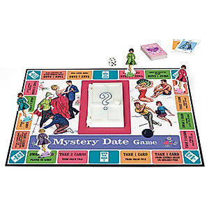 Winning Solutions Mystery Date Classic Board Game With Nostalgic Tin Case, Pink