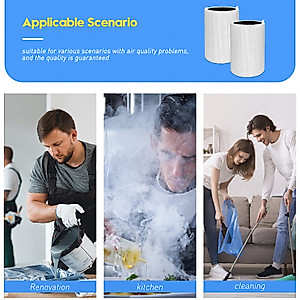 Blue Pure 411 Replacement Filters for Blueair Blue Pure 411, 411+, 411 Auto and Mini Air Purifier, Include 2 Particle and 2 Activated Carbon