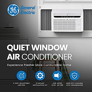 GE AHD06LZ Ultra Quiet 250 Sq. ft. Window Air Conditioner (Renewed)