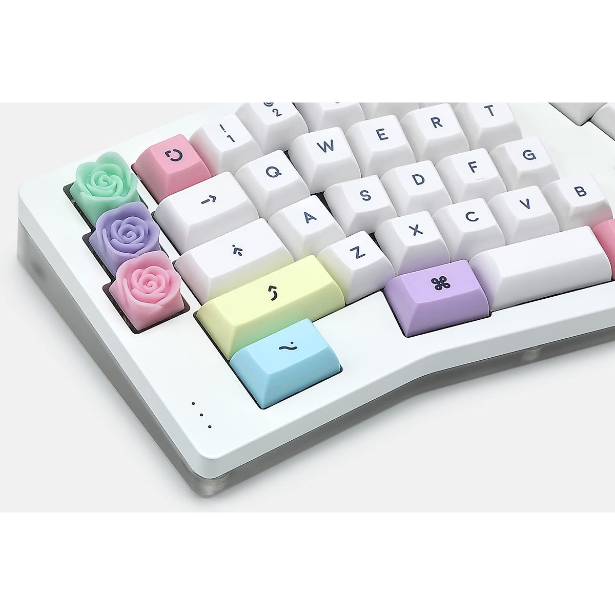 Capsmiths Rose Artisan Keycap for MX Mechanical Gaming Keyboards (Black)