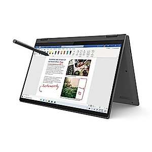 Lenovo IdeaPad Flex 5i 14" Convertible Laptop, FHD (1920 x 1080) Touch Display, Intel Core i3-1115G4 Processor, 4GB DDR4 RAM, 128GB SSD, UHD Graphics, Win 10 in S Mode, 82HS000GUS, Graphite Grey