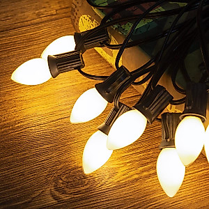 Sphoon C7 Candelabra Led Light Bulbs, Small Night Light Bulb, 0.6 Watt Equivalent 7W Incandescent, E12 120V Lamp, Warm White 2700K Nightlight Replacement Bulb for Window Candle & Chandeliers, 5 Pack