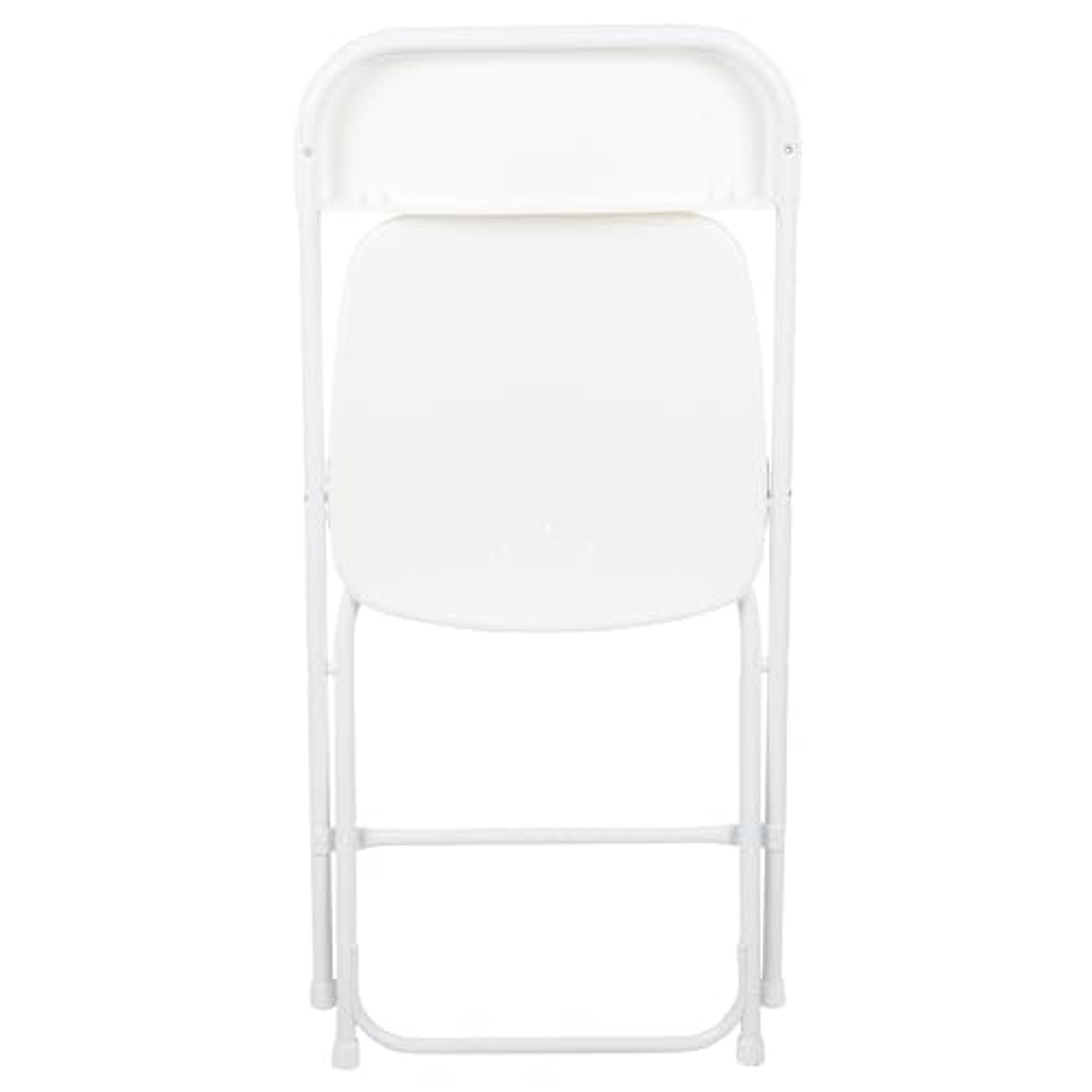 Flash Furniture Hercules Series Plastic Folding Chair - White - 4 Pack 650LB Weight Capacity Comfortable Event Chair-Lightweight Folding Chair