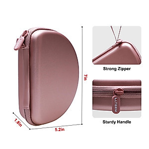 LTGEM Case Compatible with Sony MDR-ZX110 / MDRZX110AP / MDRZX110NC / MDR-ZX310AP ZX Series Wired On-Ear Headphones, Black+Grey(Case Only)