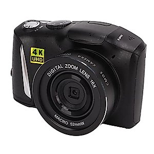 Zunate 2022 New CD‑R3 4K Digital Camera for Beginners/Kids, 48MP HD Video Camera with 16X Digital Zoom/ 3.2inch Screen,1500mAh Rechargeable Battery