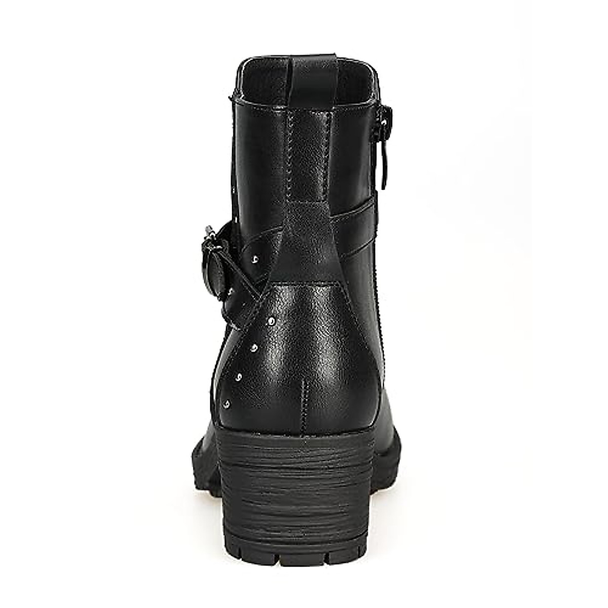 Beleeshella Big Girls Ankle Low Chunky Heel Side Zipper Dress booties(big_kid, women, numeric_1, numeric, us_footwear_size_system, medium)