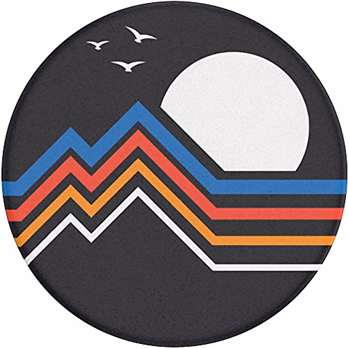 ​​​​PopSockets: Phone Grip with Expanding Kickstand, Pop Socket for Phone - Moon Horizon