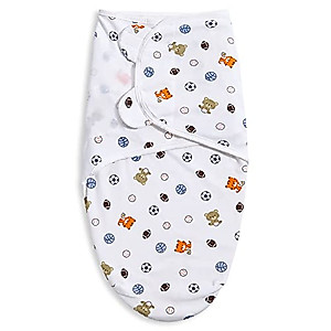 Baby Swaddle Blankets for Baby Boy Girl 0-3 Months ,Hypoallergenic Skin-Friendly Baby Swaddle,Cute Little Soccer Ball, Dinosaur, Adjustable Newborn Swaddles Sleep Sack,Baby Swaddle Sack,3 Pack