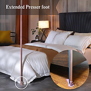 Beyeutao California King Bed Canopy Frame Rose Gold Canopy Bed Frame Aluminum Alloy Bed Canopy Bed Frame Four Poster Bed Frame.