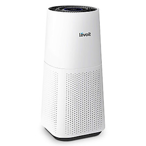 LEVOIT Air Purifiers for Home Large Room with Main Filter for Allergies, Cleaner for Pets, Smoke Mold, Pollen, Dust, Quiet Odor Eliminators for Bedroom, Smart Sensor, Auto Mode, LV-H134, White
