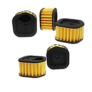 QHALEN Air Filter for Husqvarna 385XP 390XP 385 390 Engine Lawn Mower Air Cleaner 544080802 (Qty 5)