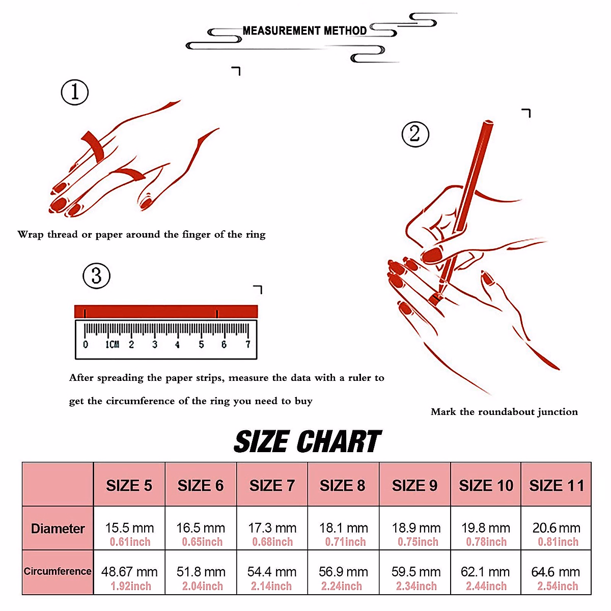 BJIMIDTI A Grade Jade Rings(Size:8), Natural Light Green Jade Band Rings