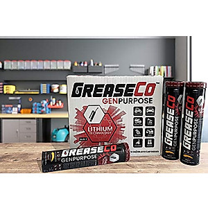 General Purpose Lithium Grease Tube | Tractor | Hitch | Farm Jack | Winch | Mower | Door Tracks | RV ATV | Amber | Single Tube | NLGI 2 | GenPurpose