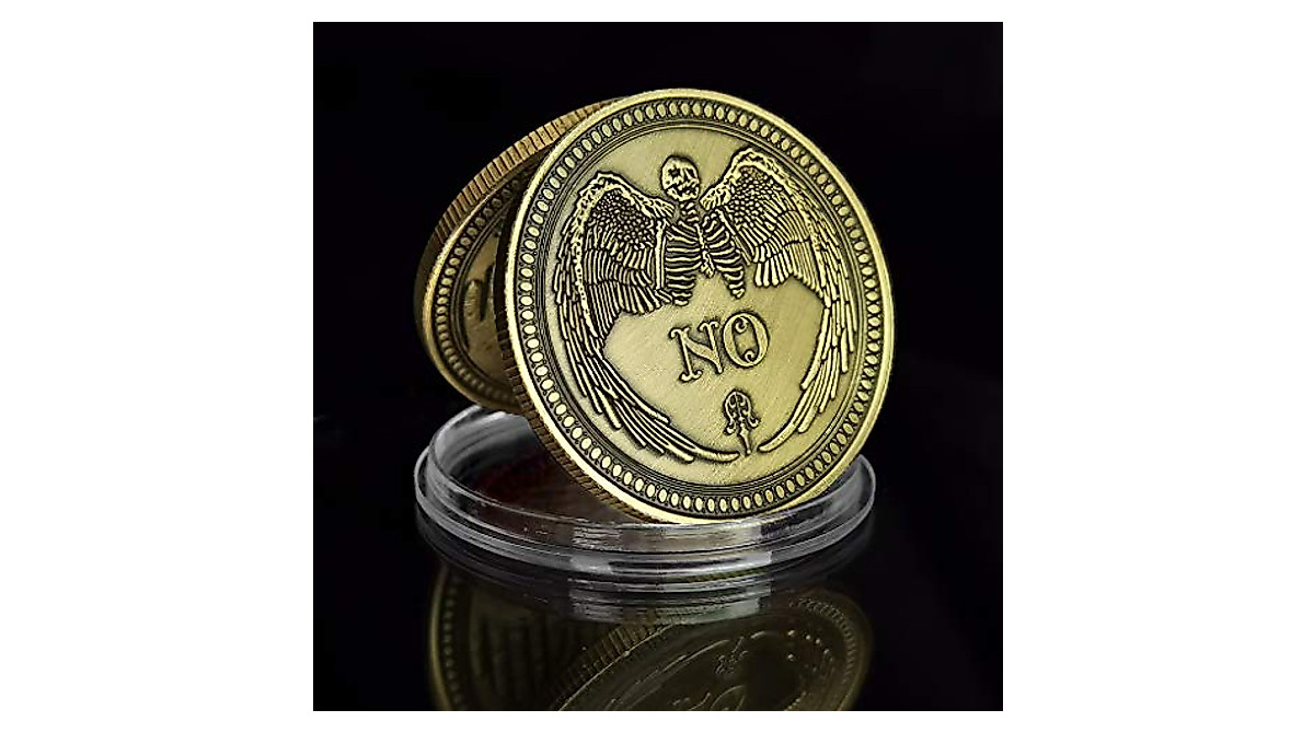 Yes No Challenge Coin Decision Maker (Bronze)
