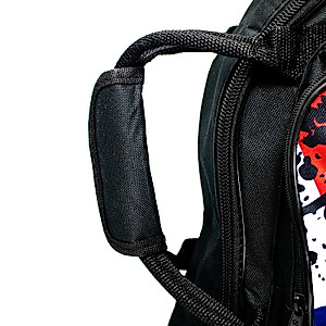 ChromaCast USA Flag Graphic Multi-Pocket Electric Guitar Padded Gig Bag (CC-EPB