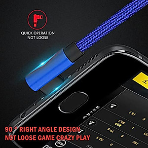 BGNTBUK Md862ll/a Cable USB C Cable Right Angle 90° Elbow Nylon Braided USB A to C 66W Fast Charging Cable Hard Drive Connector Dd0g34hd201