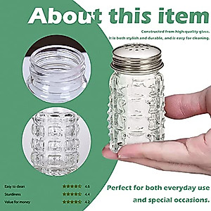 1st Choice FBA_BCK31360 Retro Style Salt and Pepper Shakers with Stainless Tops (2), 1, Original Version