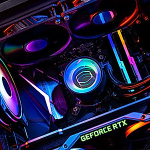 Cooler Master MasterLiquid ML280 Mirror Close-Loop AIO CPU Liquid Cooler, ARGB Mirror Pump, Dual Chamber Pump, SickleFlow 140 PWM Fans, AMD Ryzen AM5/AM4, Intel LGA1700*/1200 (MLX-D28M-A14PK-R1)