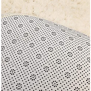 YYATT White Cloud Floor mat,Plush Bedroom Child Baby Crawling mat Soft Shaggy Baby Play mat Modern Rugs for Children Play Home Decorate-White 95x150cm(37x59inch)