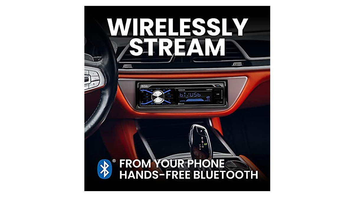 BOSS Audio 508UAB Car Stereo - Bluetooth, USB, CD Player, Radio