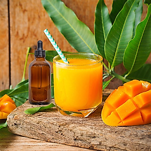 4oz Amber Glass Dropper Bottles (6-Pack), Refillable Glass Bottles for Essential Oils, Cosmetics, and Cooking