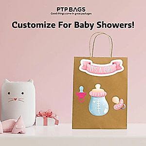 Prime Time Packaging Kraft Paper Bags, Super Royal, 14 X 9.75 X 15.5, Natural, 200/carton