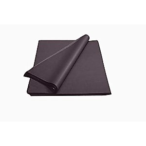 Crown 480 Sheets Bulk Pack Black Tissue Paper Gift Wrap - Ream of Paper - 15 inch. x 20 inch. Wrapping Tissue Paper - for Scrapbooking Paper, Art n Crafts, Wrapping Christmas Gifts and More!!