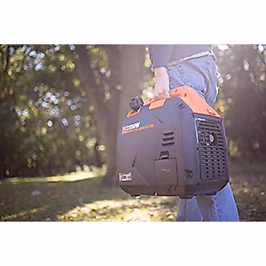 WEN 56235i Super Quiet 2350-Watt Portable Inverter Generator with Fuel Shut Off, CARB Compliant, Ultra Lightweight, Black