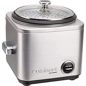 Cuisinart CRC-800P1 8-Cup Stainless Steel Rice Cooker/Steamer Bundle with 1 YR CPS Enhanced Protection Pack