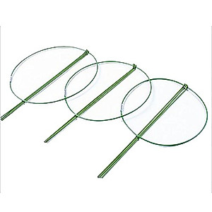 rescozy (Pack of 3) Large Garden Plant Support Rings, 10" Wide x 17" High, 3 Legs