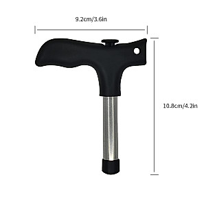 zhuohai Stainless Steel Coconut Opener Tool, Straw Hole Maker Safe & Easy to Open Young & Mature Coconuts Tool