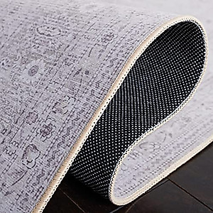 SAFAVIEH Tucson Collection Area Rug - 8' x 10', Beige & Beige, Persian Design, Non-Shedding Machine Washable & Slip Resistant Ideal for High Traffic Areas in Living Room, Bedroom (TSN199B)