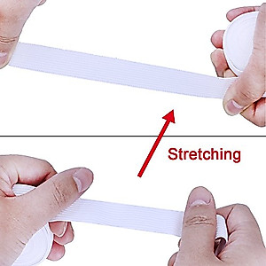 11 Colors Rainbow Tulle Rolls Tulle Netting Rolls Tulle Fabric Spool Ribbon 6" by 25 Yards/Spool and Sewing Scissor Measuring Tape Knit Elastic Spool for Table Skirt Rainbow Party Tulle Skirt