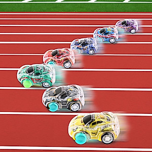 Hooqict 36 Pcs Mini Pull Back Car for Boys 4-8 Years Old Racing Car Party Favors Bulk Kids Car Set for Classroom Prizes, Treasure Box Toys, Goodie Bag Stuffers and Pinata Fillers