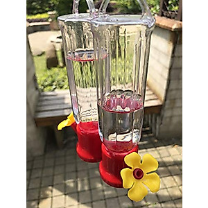 VIMOA Mini Hummingbird Feeder 4 Pack Small Hummingbird Feeders for Outdoor 2.3oz