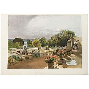The Parterre, Harewood House, Nr. Leeds. The Seat of the Rt. Honble. The Earl of Harewood