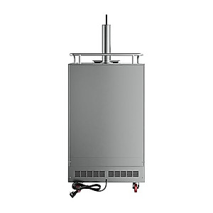 EdgeStar KC7000SSOD Full Size Tower Cooled Built-In Outdoor Kegerator - Stainless Steel