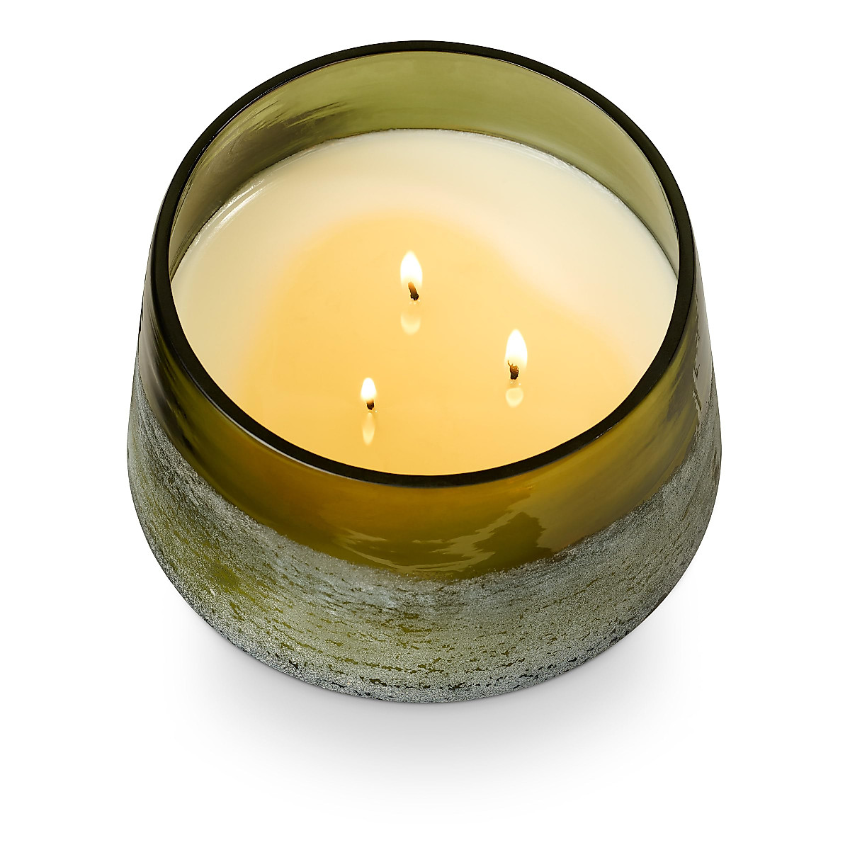ILLUME Large Baltic Glass Candle, Balsam & Cedar